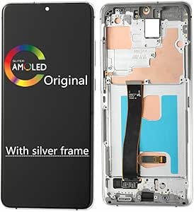Amazon.co.jp: 6.9インチ オリジナル AMOLED Samsung Galaxy S20 Ultra LCDスクリーン 交換用 S20Ultra 5G G988 G988U ...