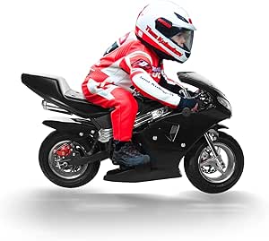 Amazon.com: 49cc 2-Stroke Mini Gas Motorbike Dirt Bike Pocket Bike,Off Road Trail Bike Dual ...