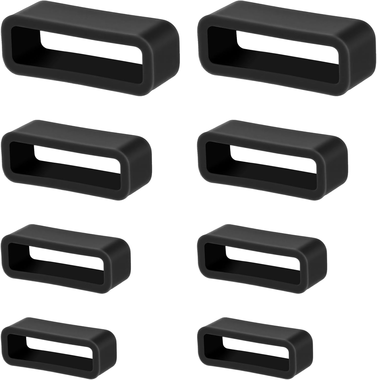 Amazon.com: Larrel 8 Pcs Watch Band Holder Loop, Black Reusable Watches ...