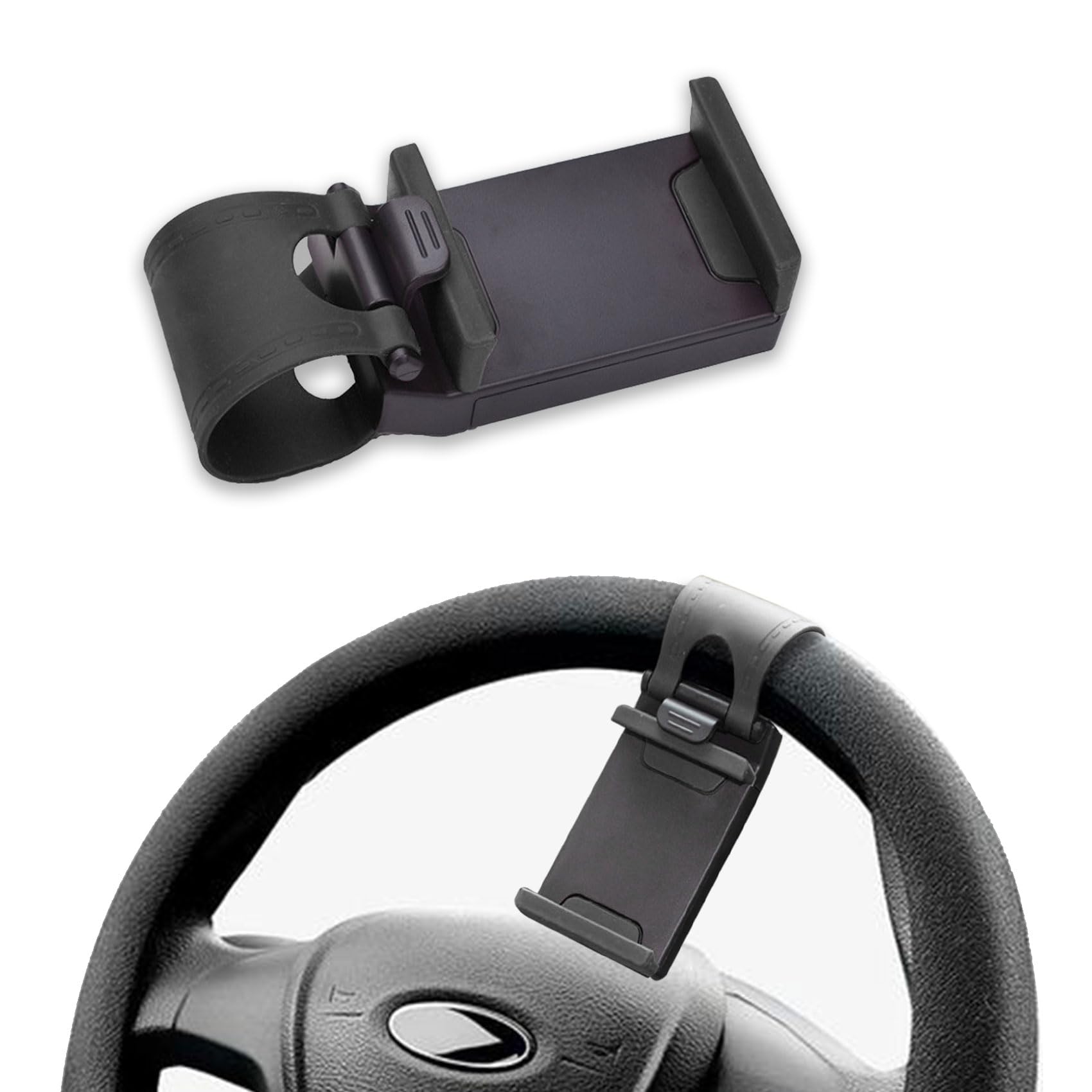 Amazon.com: Middrivr Car Steering Wheel Phone Mount, Steering Wheel ...