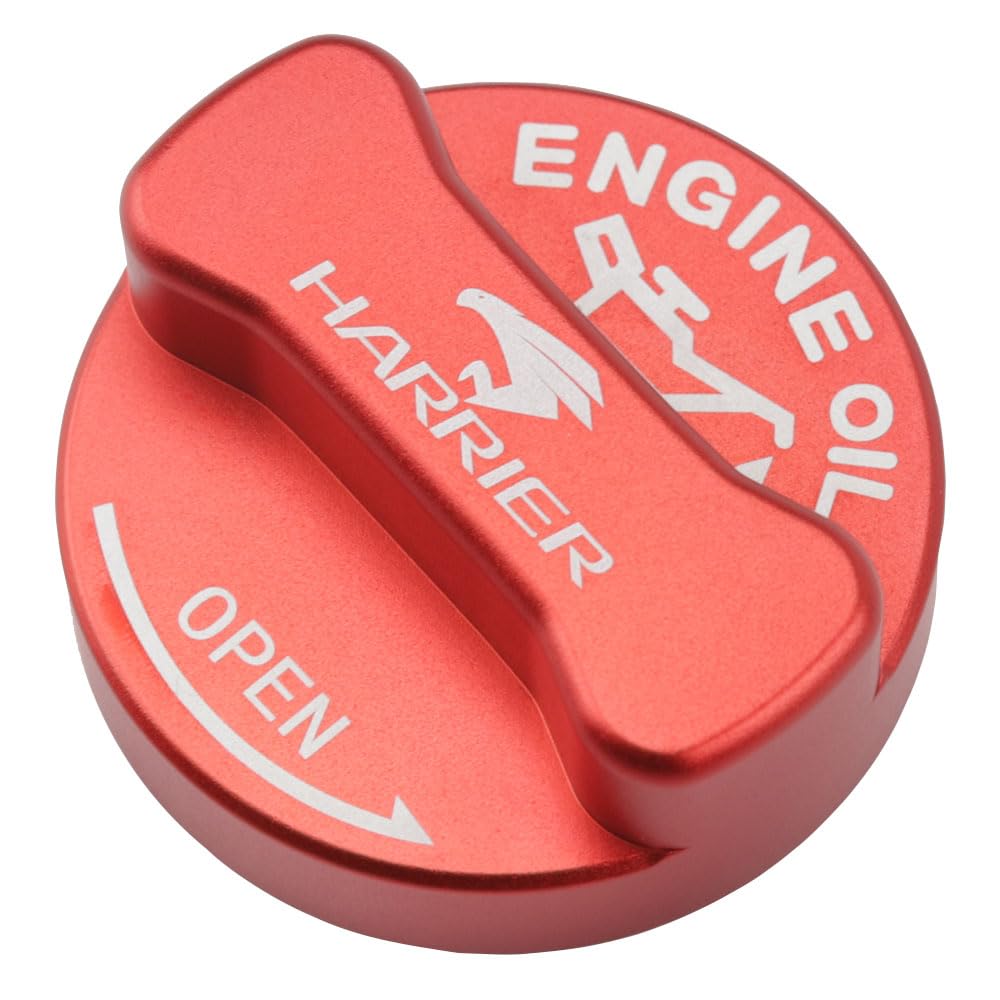 Amazon.co.jp: XIKER トヨタ ハリアー 60系 80系 専用 エンジンオイルフィラーキャップカバー ドレスアップ アルミ製 エンジンルーム 汚れ防止 パーツ カスタム ...