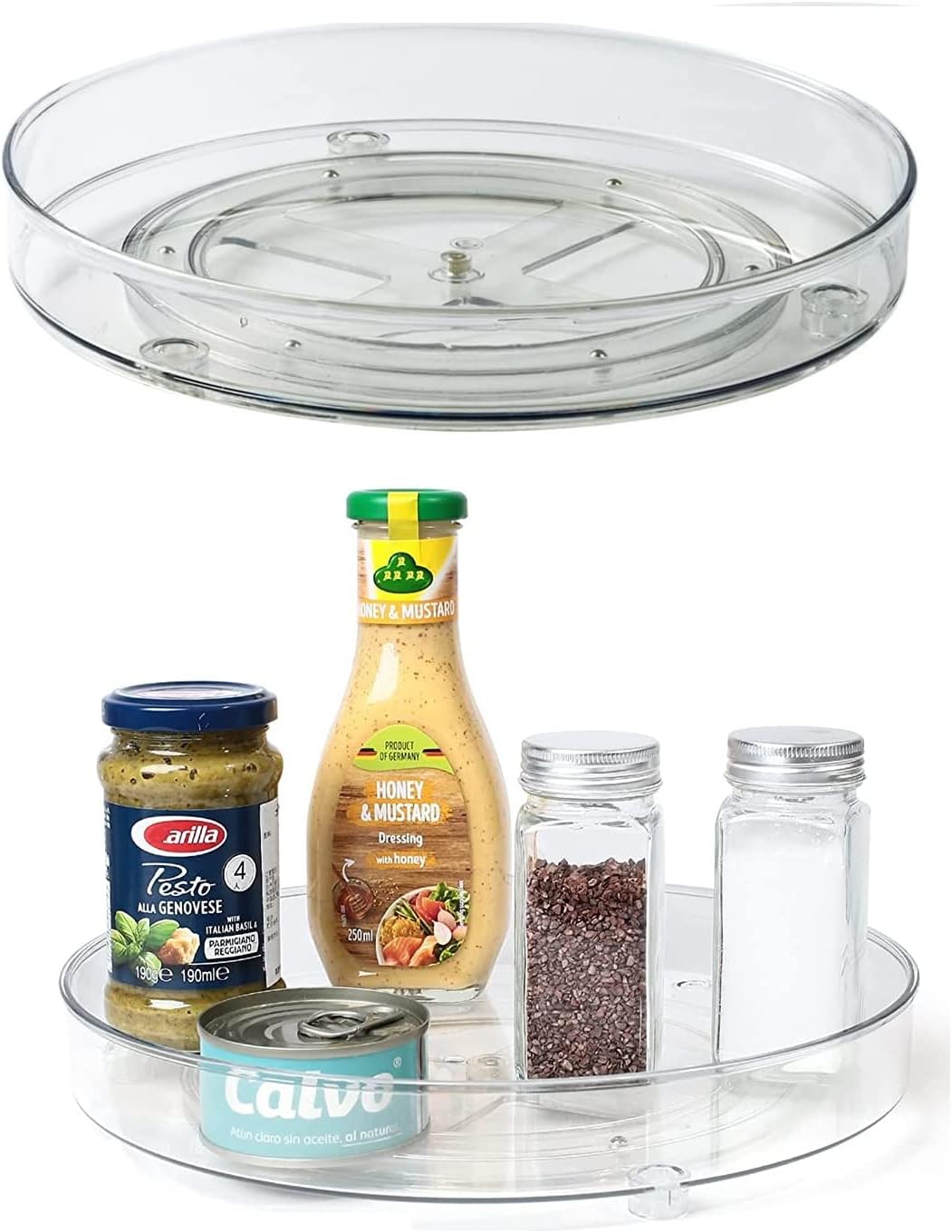 Amazon.com - 1pc 2 Tier Lazy Susan and 2pcs 1 Tier Lazy Susan Organizer ...