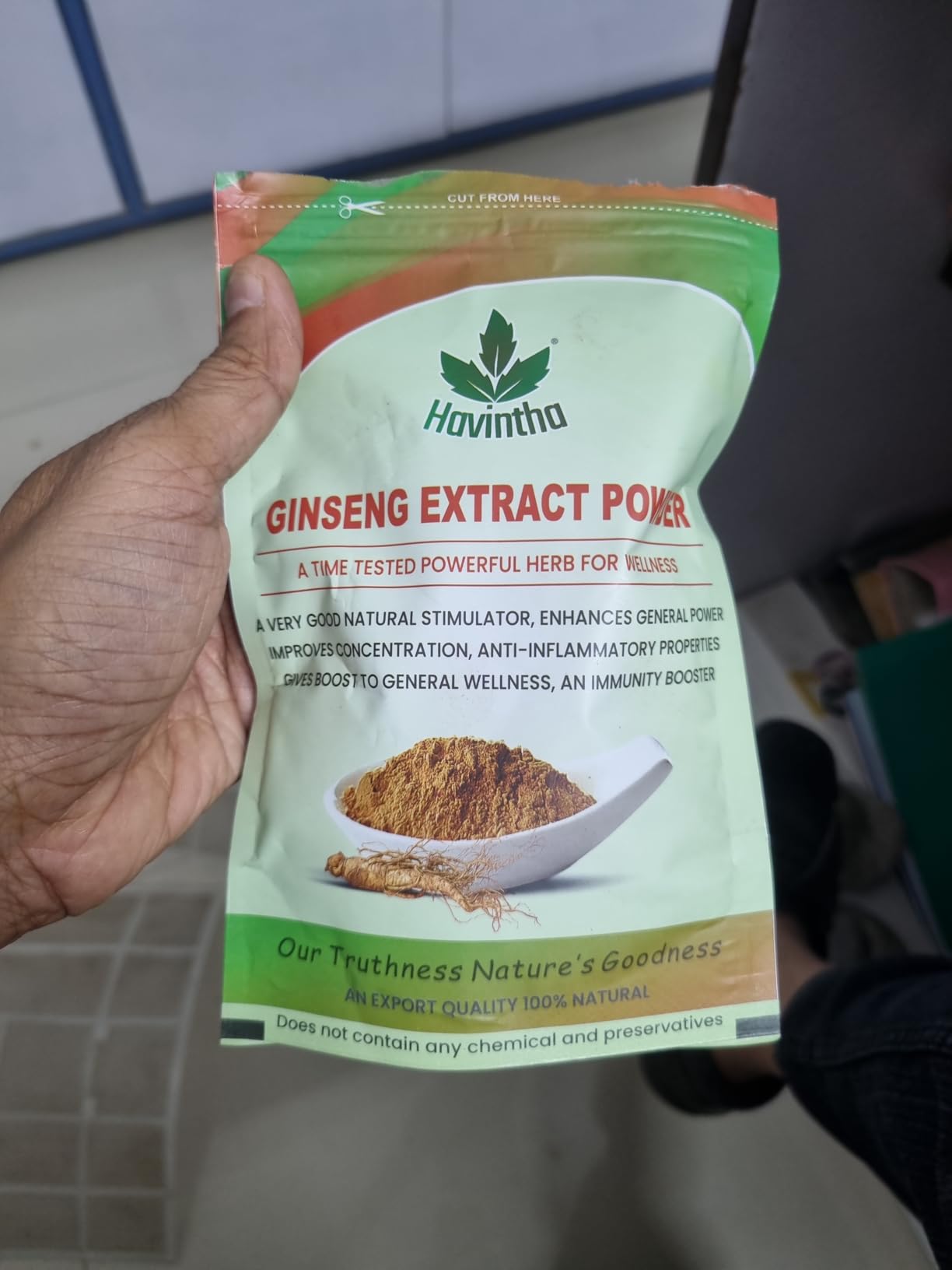 Havintha Natural Ginseng Extract Powder for Boosting Immunity Energy ...