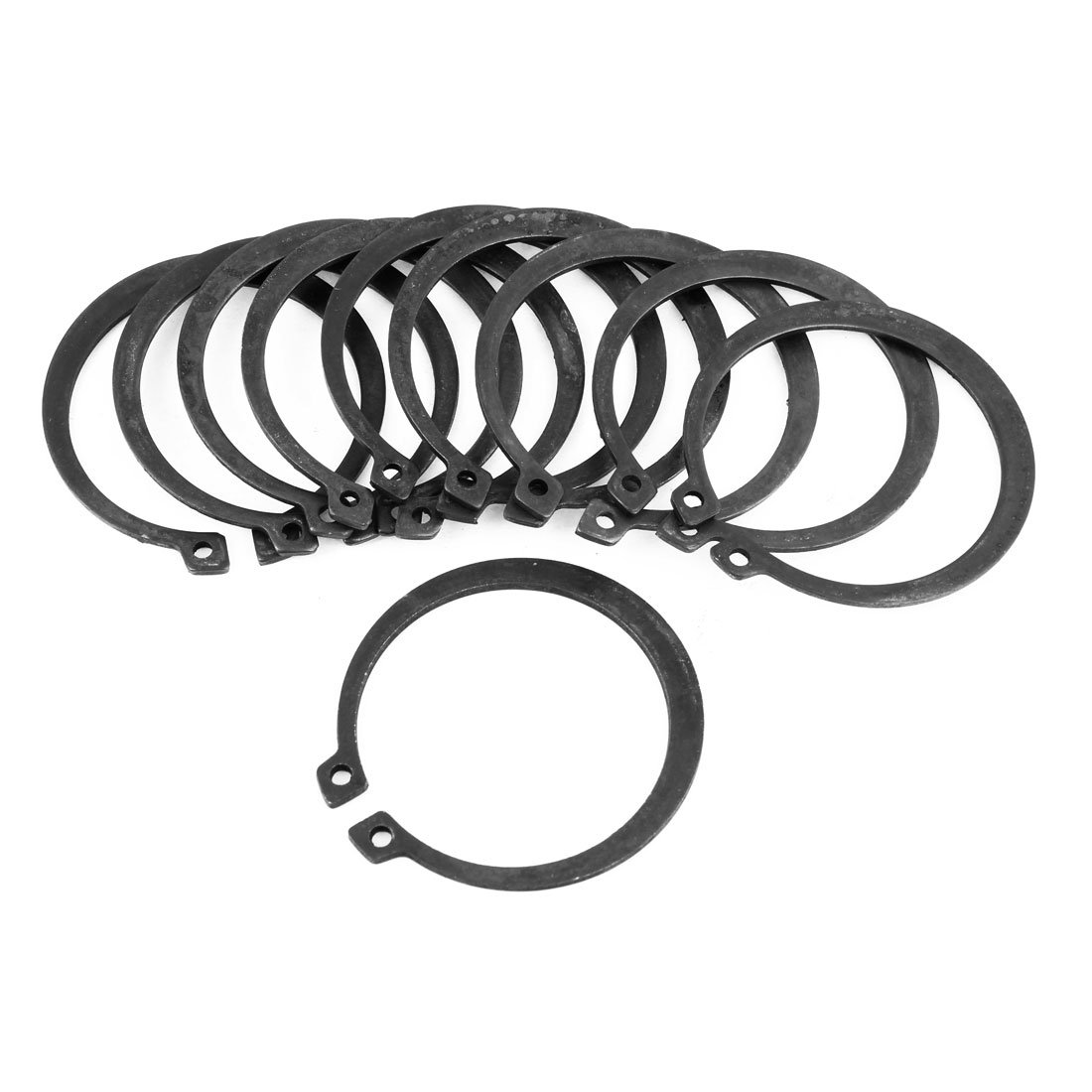 Amazon.com: uxcell 10 Pcs 46mm X 54mm Round Shape Metal External Snap ...