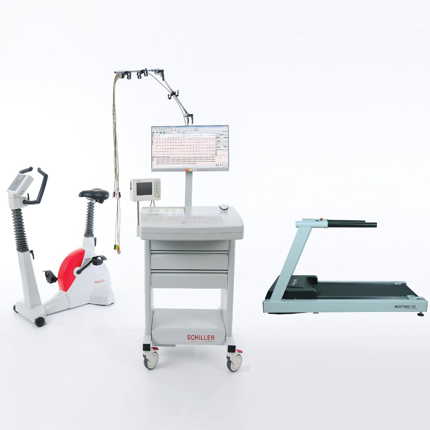 SCHILLER CARDIOVIT CS-200 Excellence with Mustang | 12/16-lead ECG ...