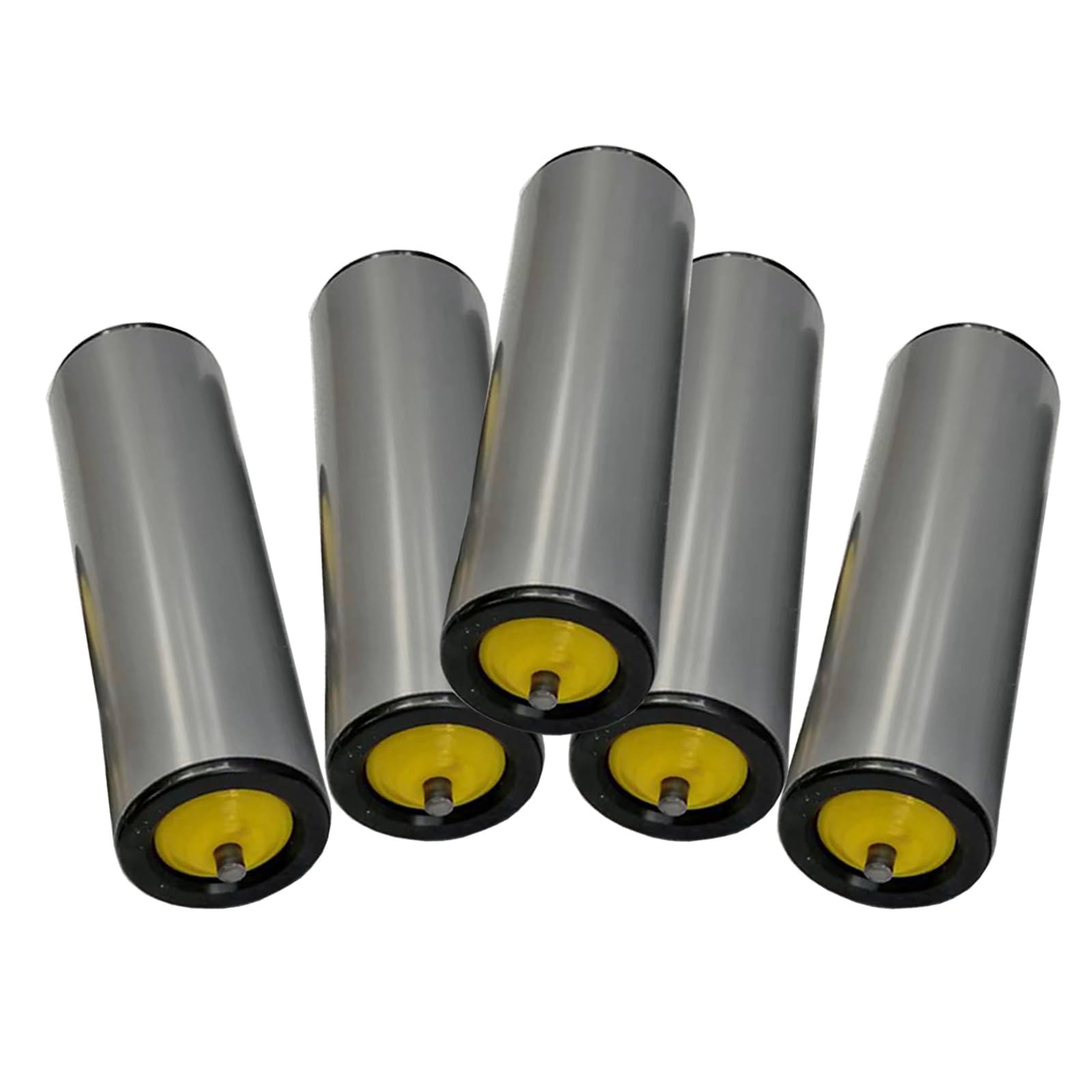 5 PCS Dia 2.4'' 2'' 1.5'' 1.3'' 1'' Conveyor Roller, 8 10 12 14 16 17 ...