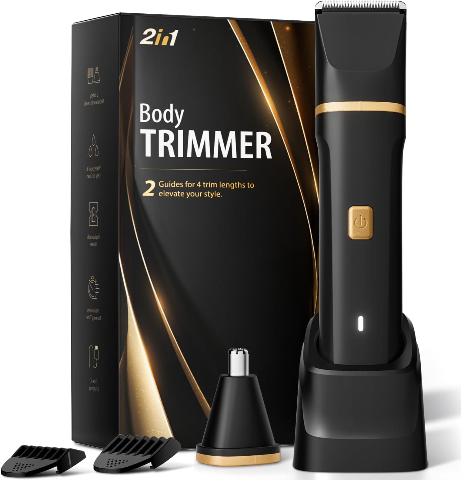 Amazon.com: Electric Razor for Men, IPX7 Waterproof Versatile Shaver ...