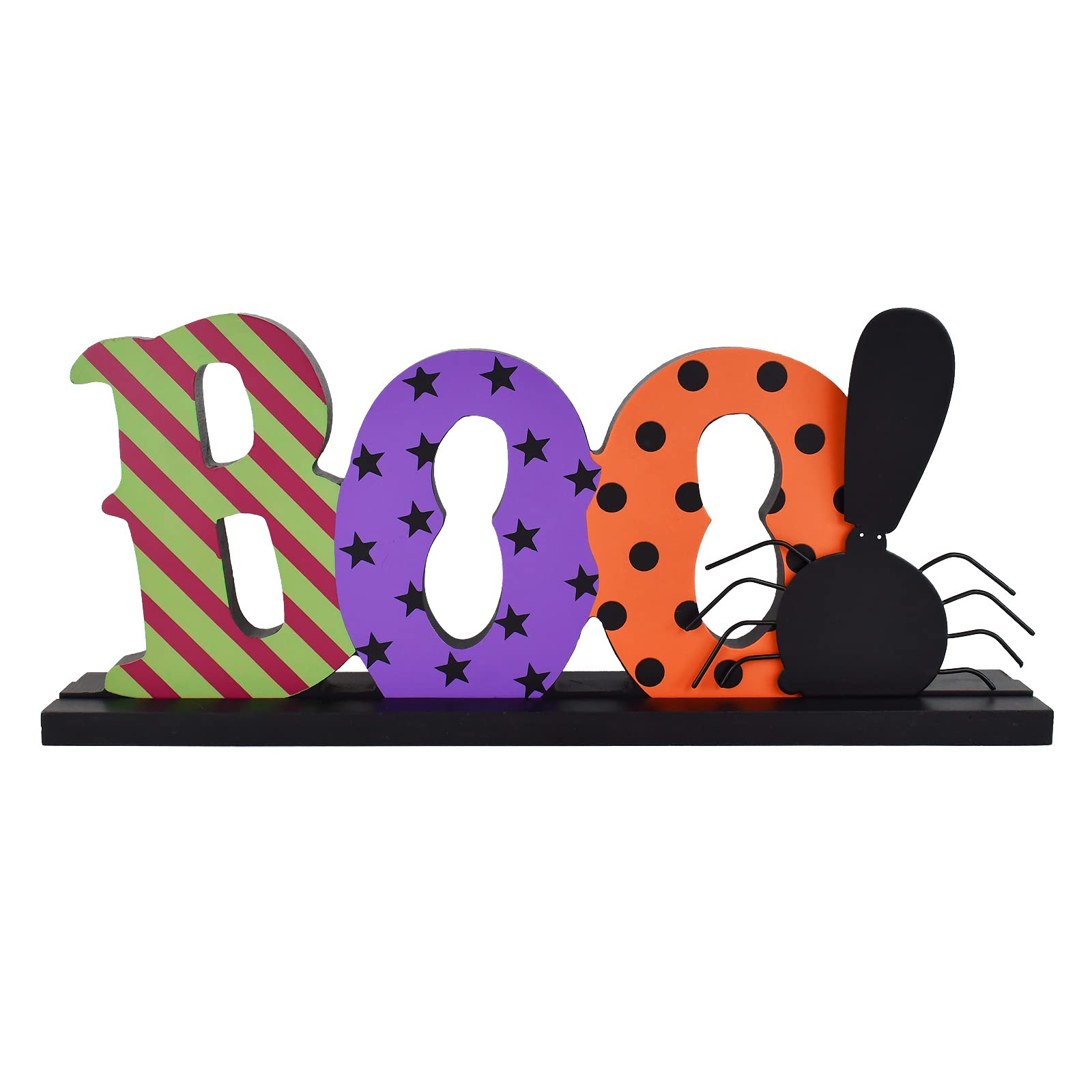 Amazon.com: K KILIPES Halloween Boo Wood Sign Table Decoration Free ...