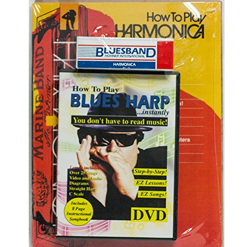 Amazon.com: How To Play Blues Harp. Instantly! DVD, Book & Hohner ...