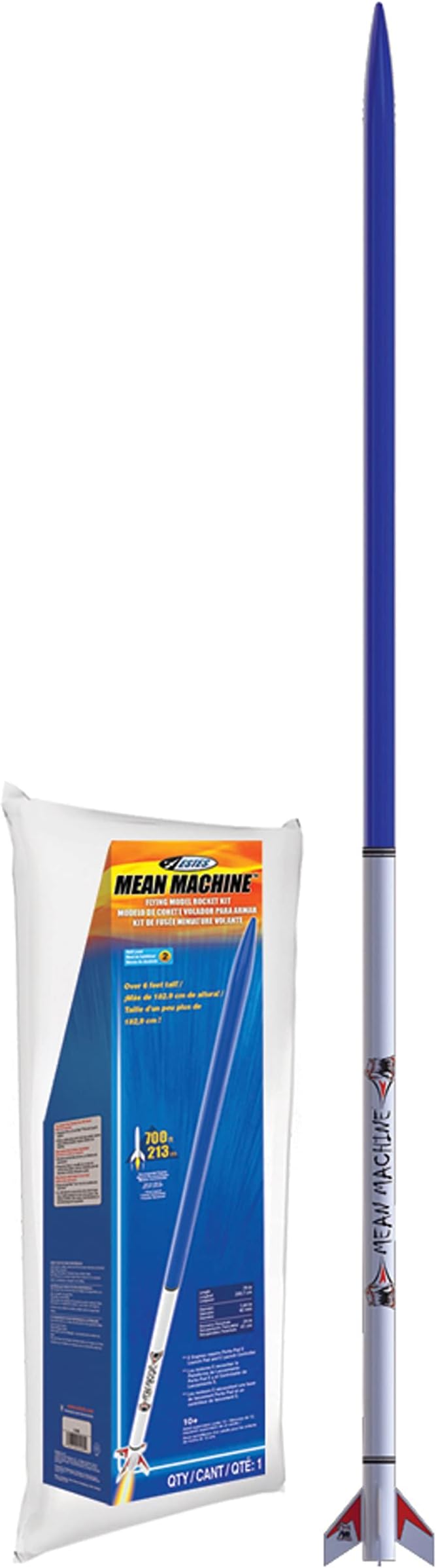 Estes 1295 Mean Machine Flying Model Rocket Kit, Model Rockets - Amazon ...