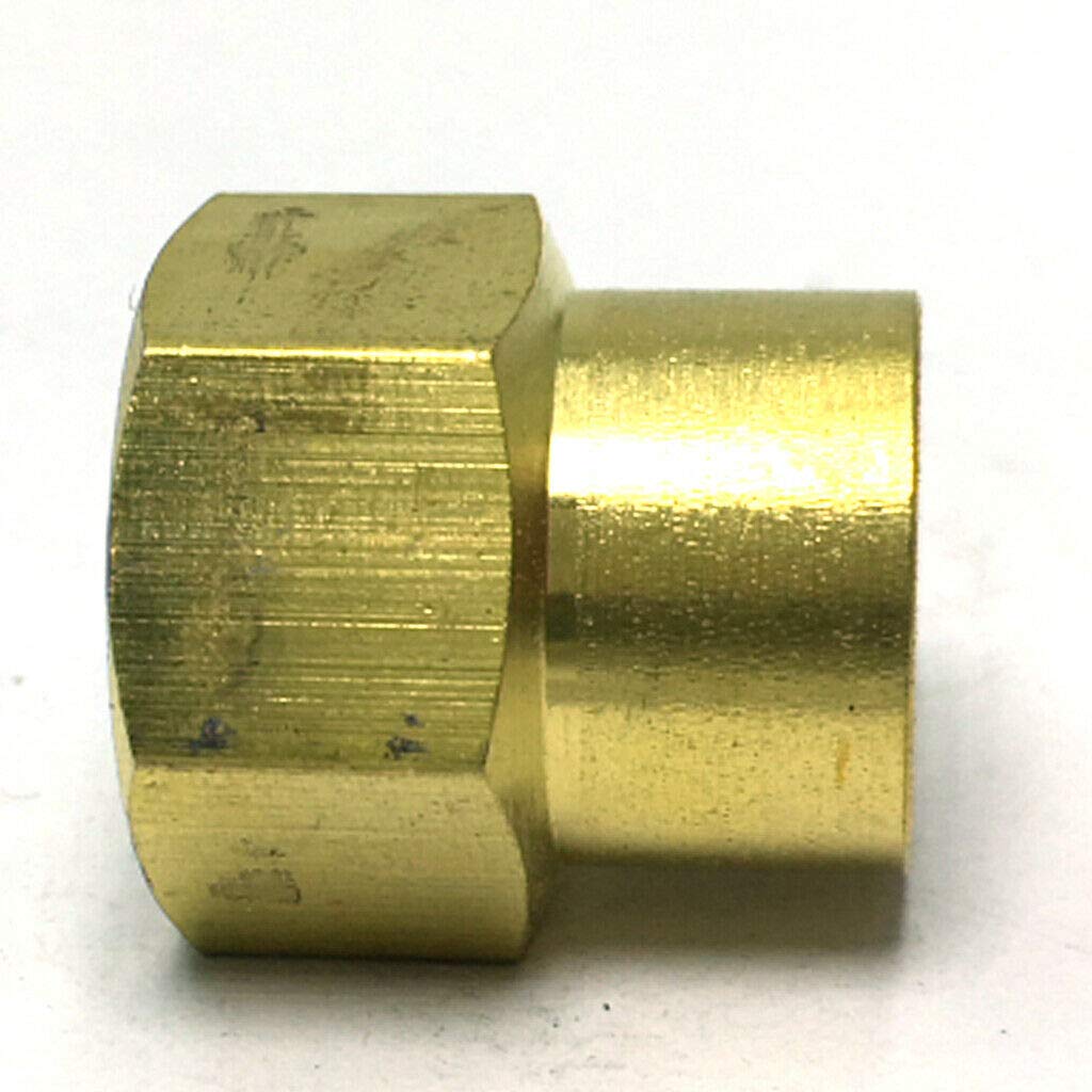 Pumps & Plumbing Full Brass G3/8" Female x G1/4" Female Thread Adapter ...