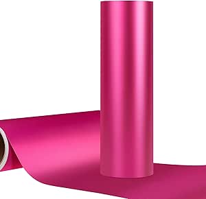 Amazon.com: WRAPXPERT Hot Pink Matte Metallic Vinyl Roll, 12" x 5ft ...