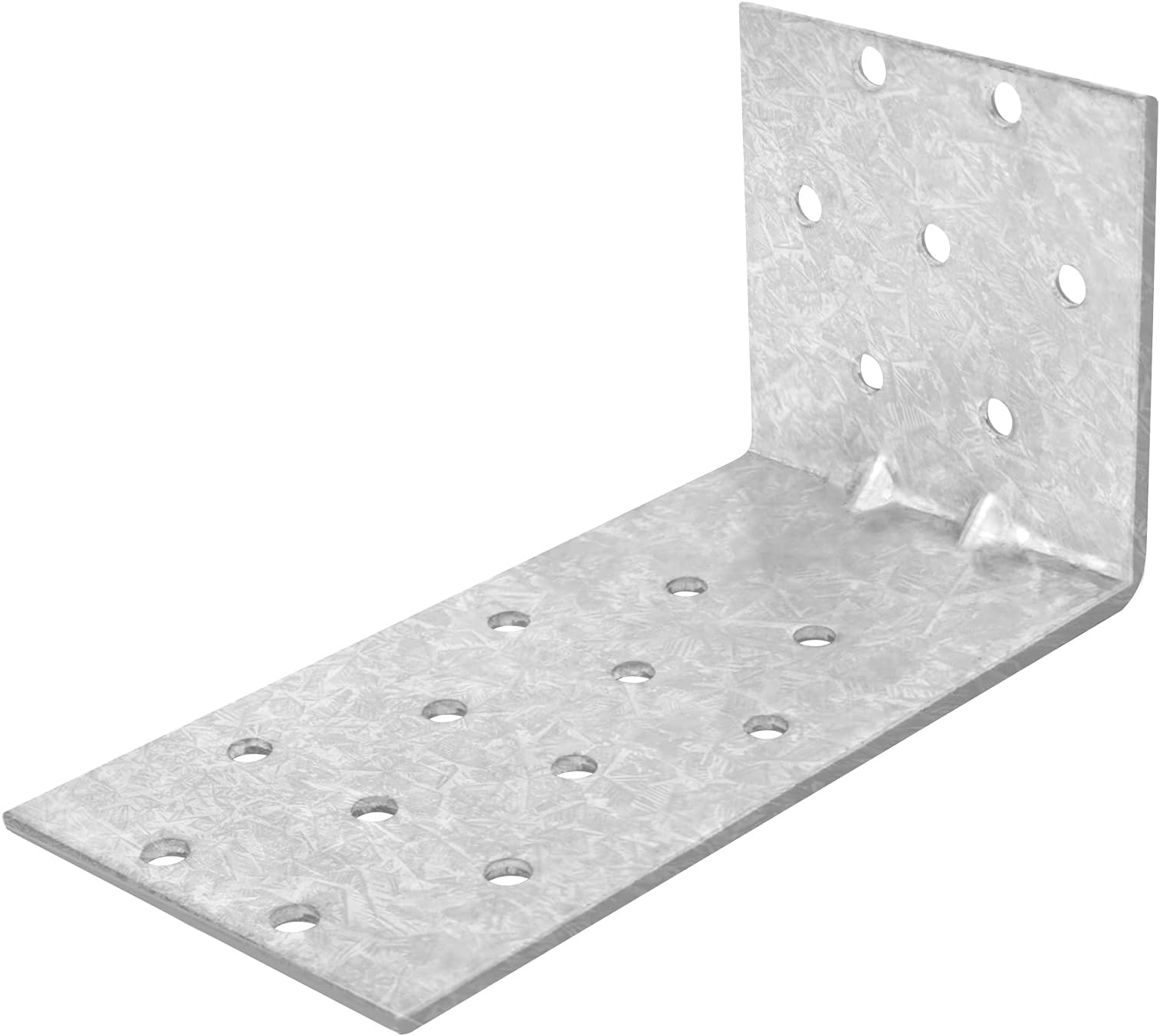 Amazon.com: 10 PCS 4" Black Steel L Right Angle Bracket, Heavy Duty ...