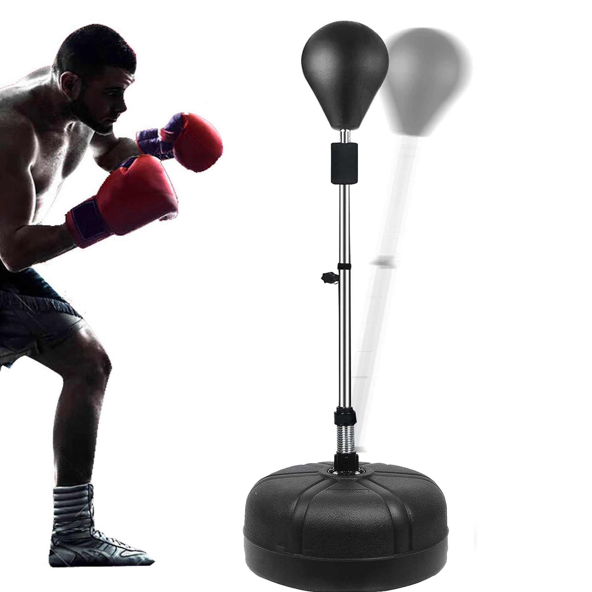 Amazon.com : Aceshin New Upgrade Reflex Bag Reflex Punching Bag Free ...