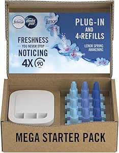 Febreze 3Volution Air Freshener Plug-In Starter Kit + 4 Refills (20ml x ...