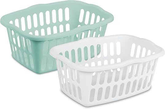 Amazon.com: Sterilite Corp. 12459412 Rectangular Laundry Basket (colors ...