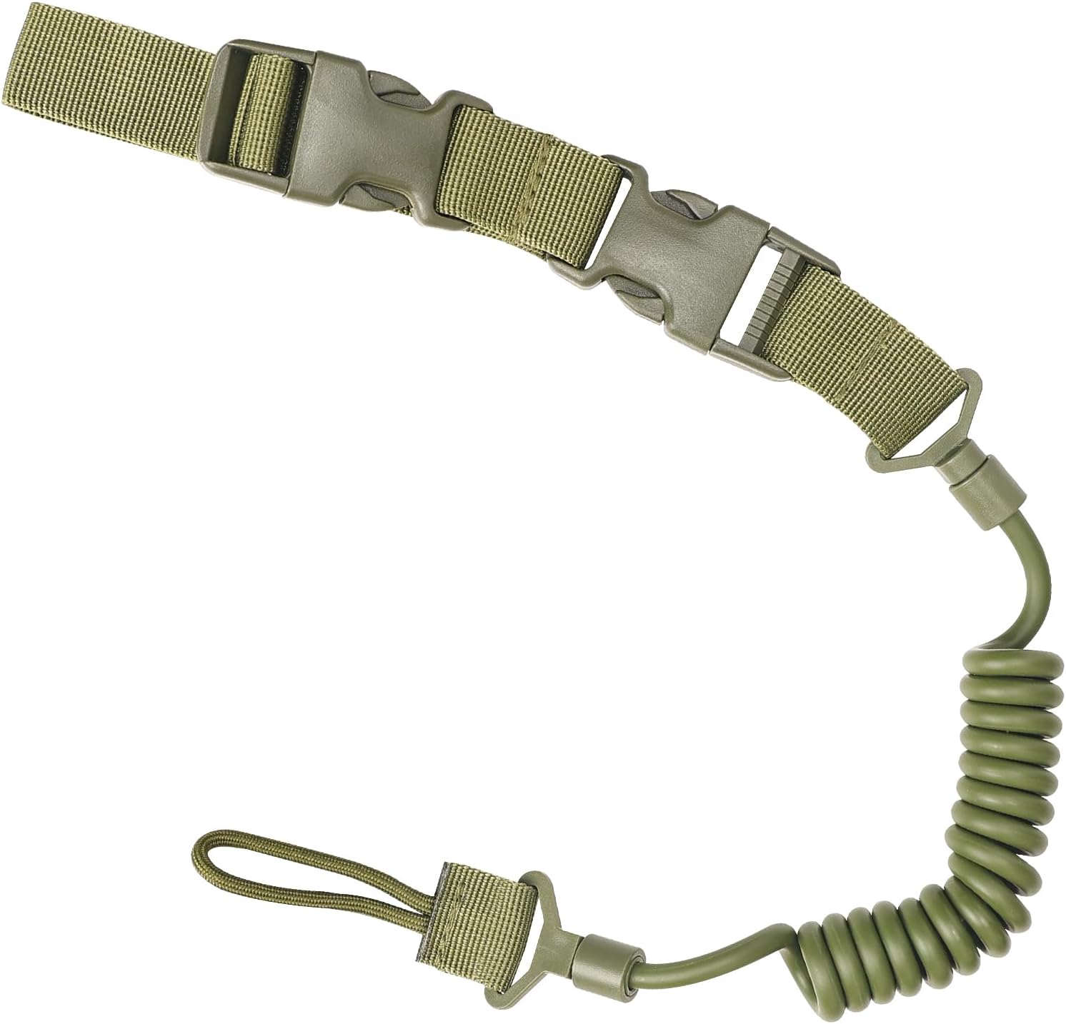 Amazon.com : Tactical Pistol Lanyard - 3 Colors Retention Spring Strap ...