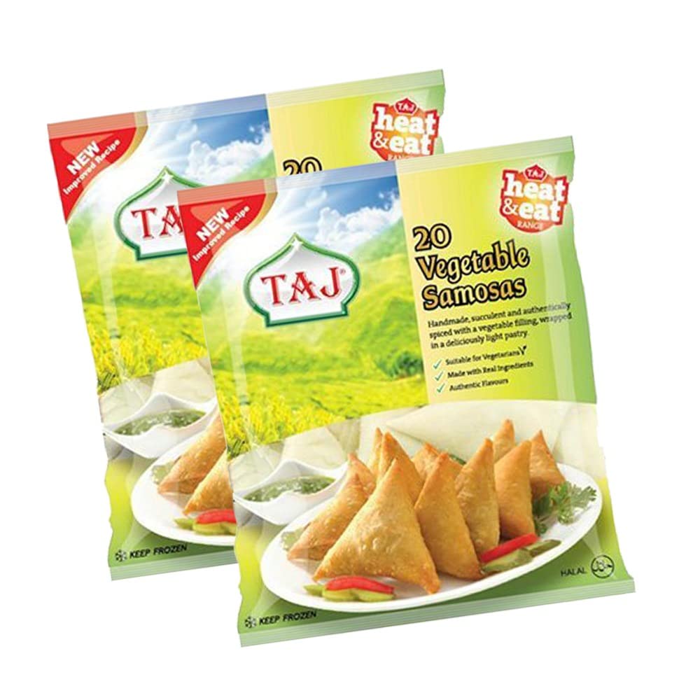 Buy TAJ Vegetable Samosa | 20Pieces | 700G | Frozen | Frozen Vegetable ...