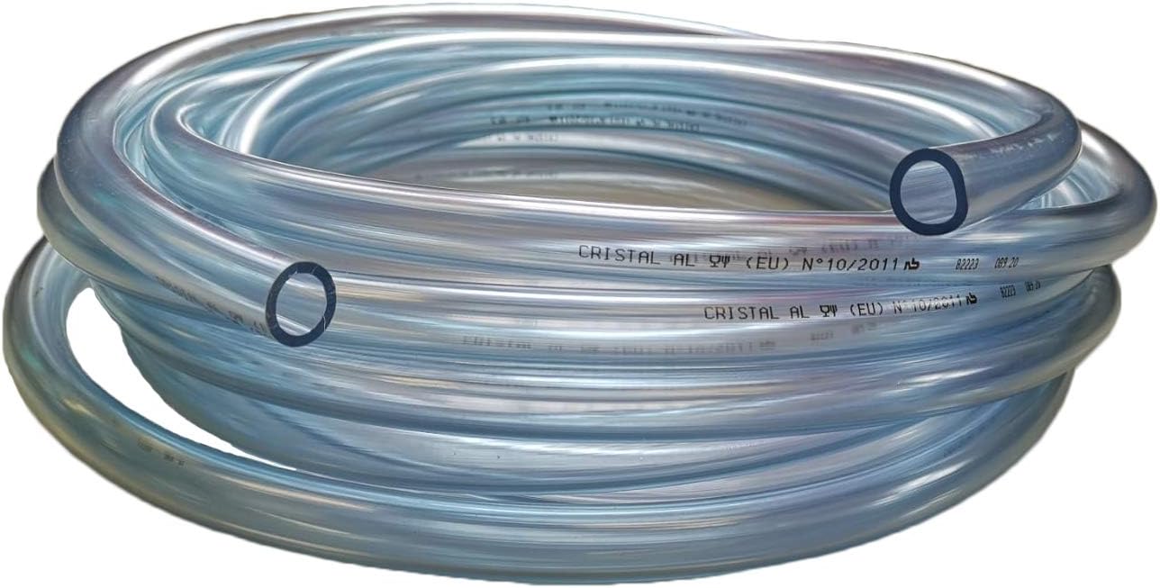 25mm (1") ID Clear Braided PVC Hose Pipe - Tricoflex TCN AL - Heavy ...
