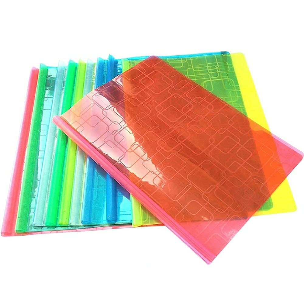 Alusters Plastic File A4 Size, Stick Transparent Box Design File Folder ...
