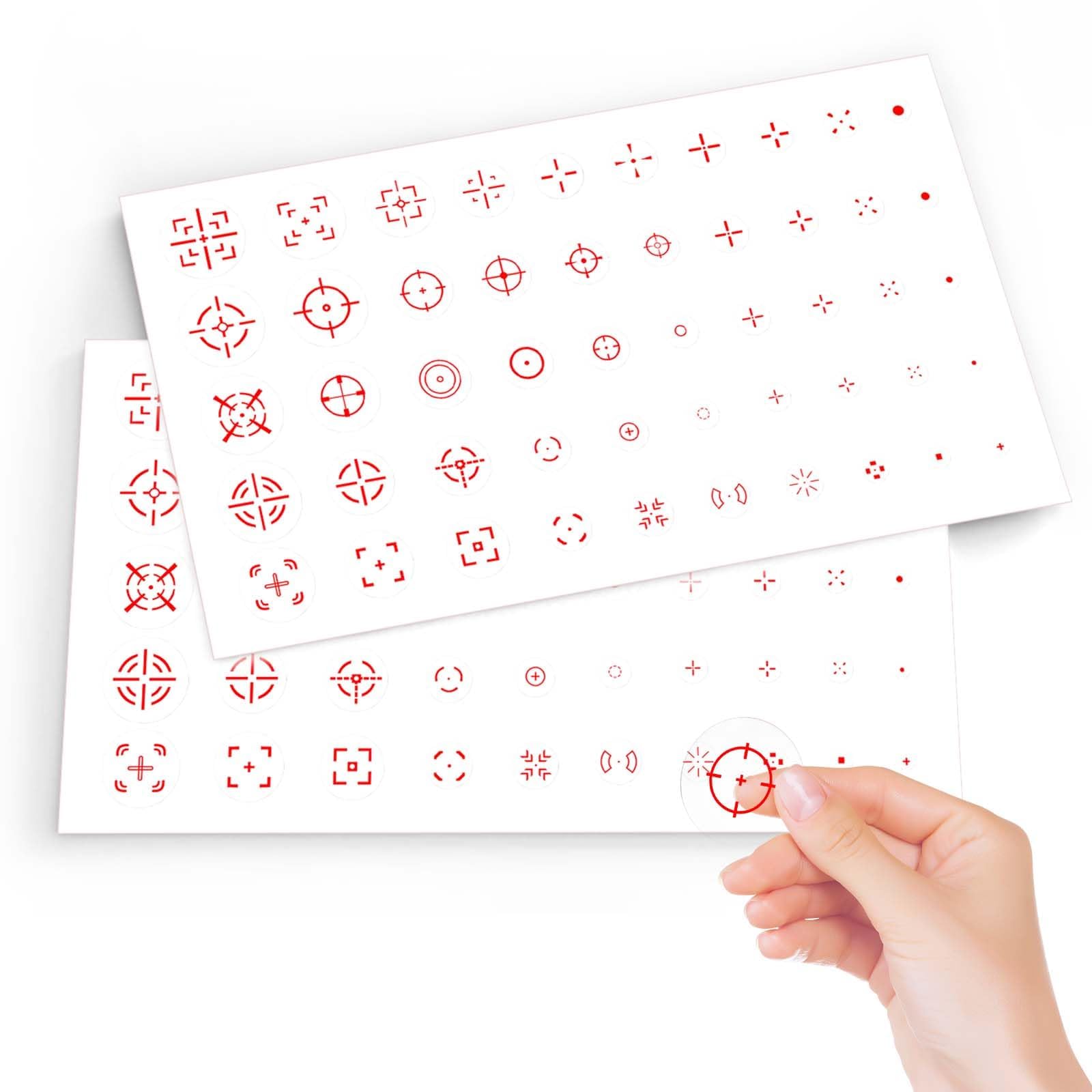 Amazon.com: 100PCS Aim Sight Assist Sticker Monitor Games Crosshair ...