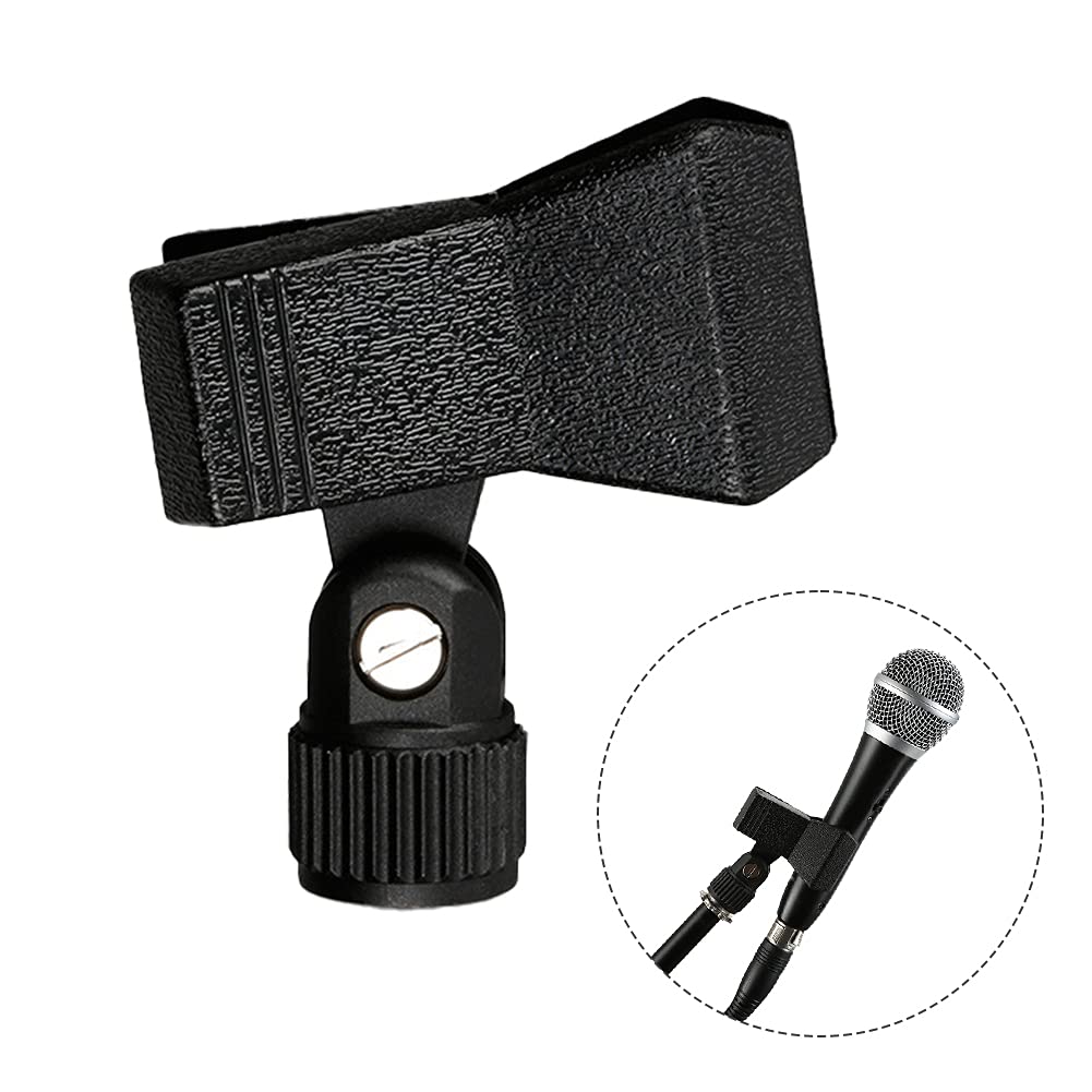 Microphone Clip,Scratch-proof Clothespin Style Standard Thread ...