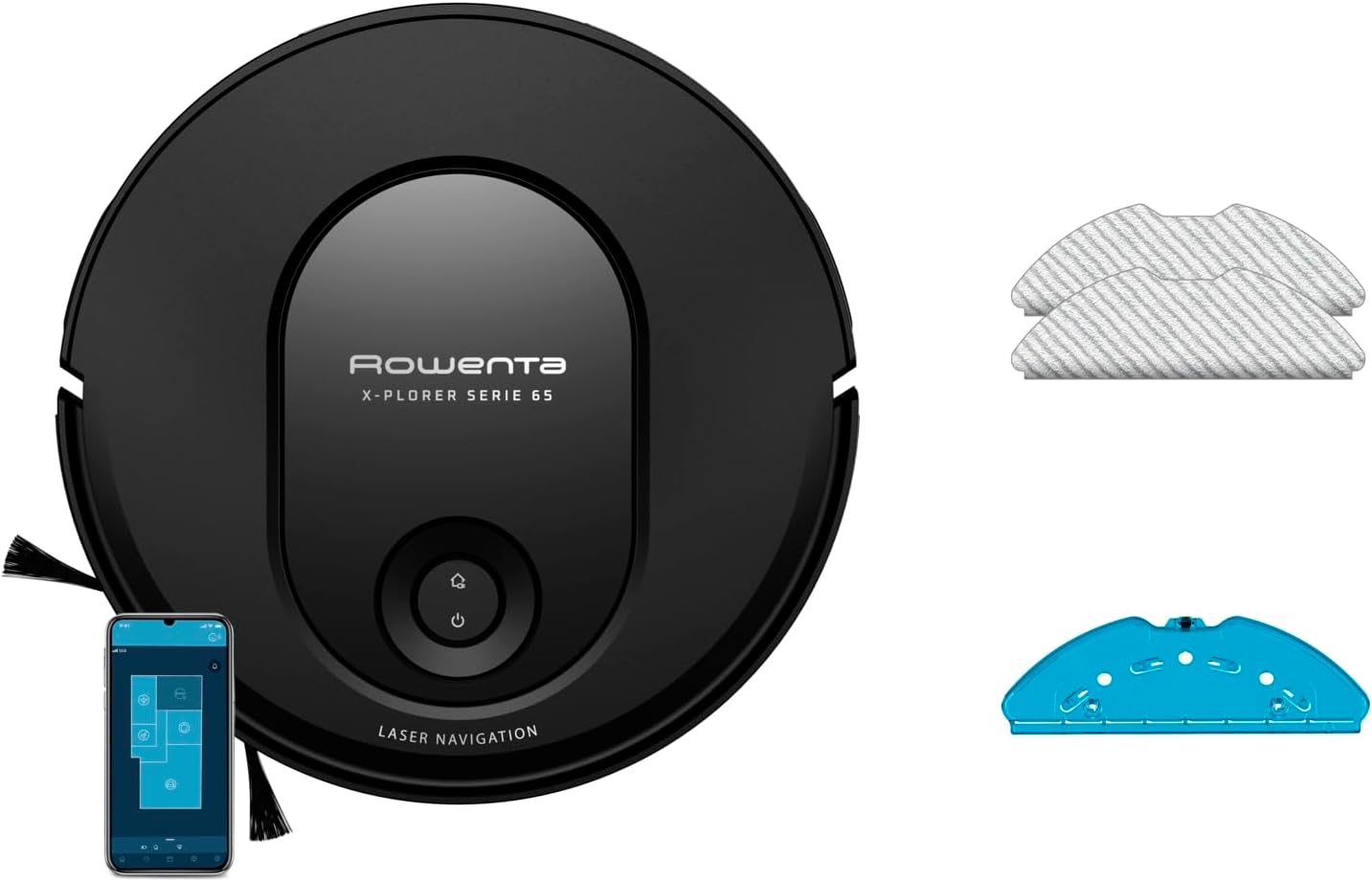 Hoover HG4 HYDRO PRO, Robot aspirapolvere e lavapavimenti, potenza 4000 ...