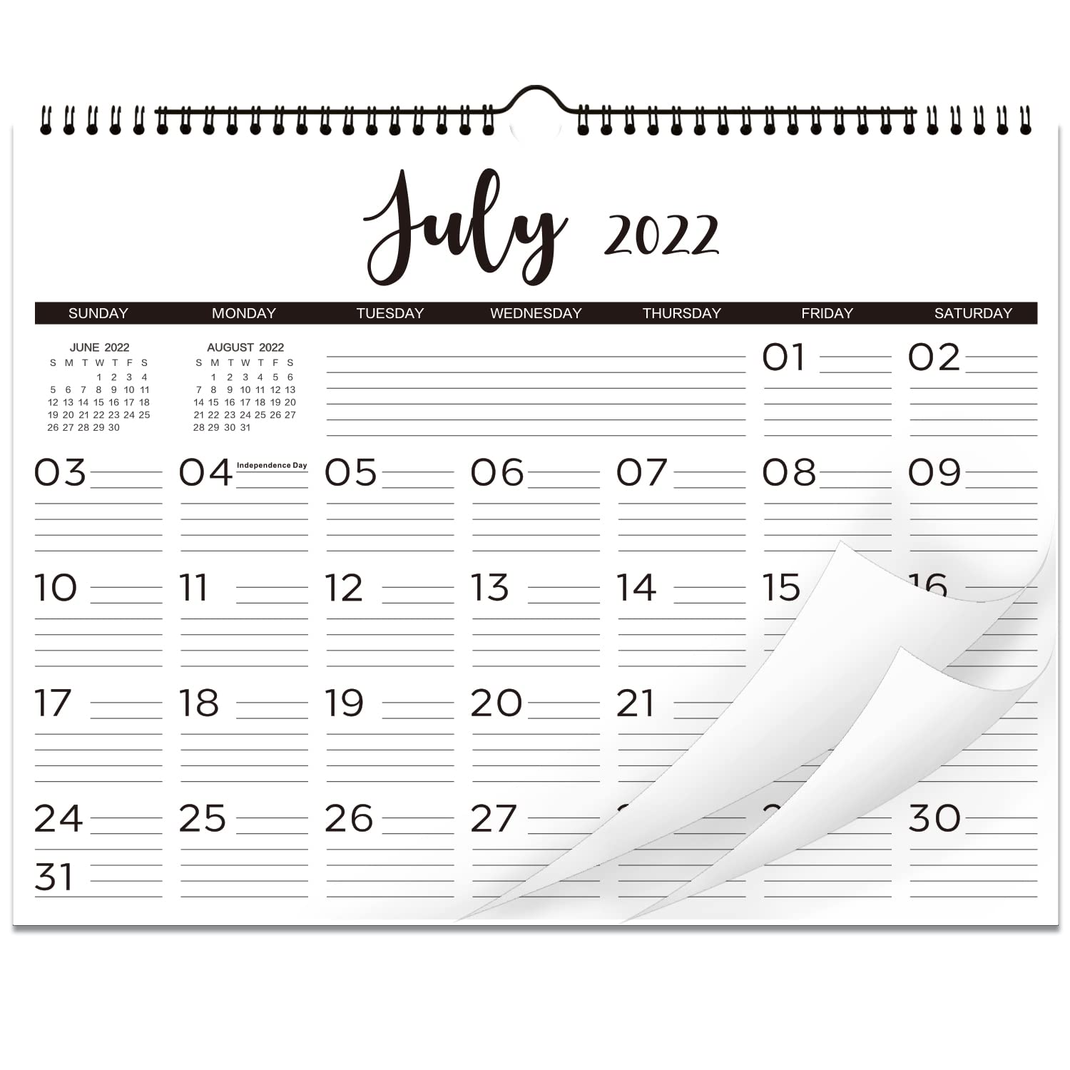 Buy Calendar 2022-2023 - 2022-2023 Wall Calendar, July. 2022 - Dec ...