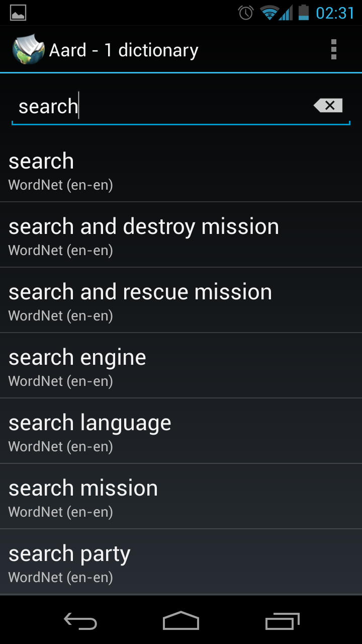 Offline Dictionary - App on Amazon Appstore
