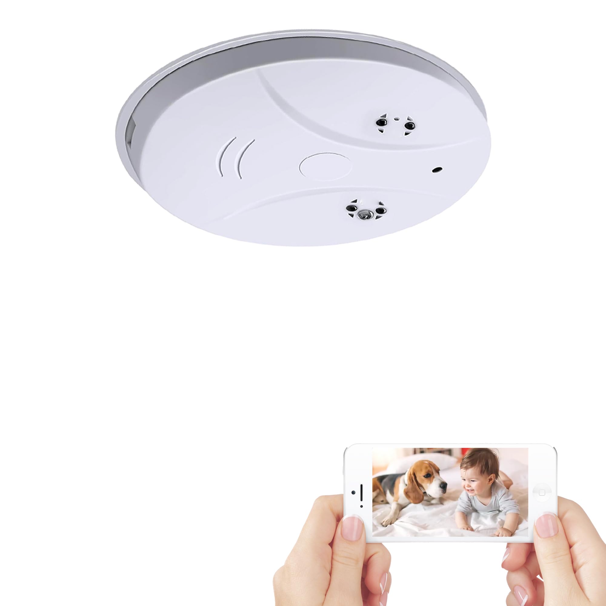 Amazon.com : DWKINPING Smoke Detector Camera，1080P Camera with Night ...