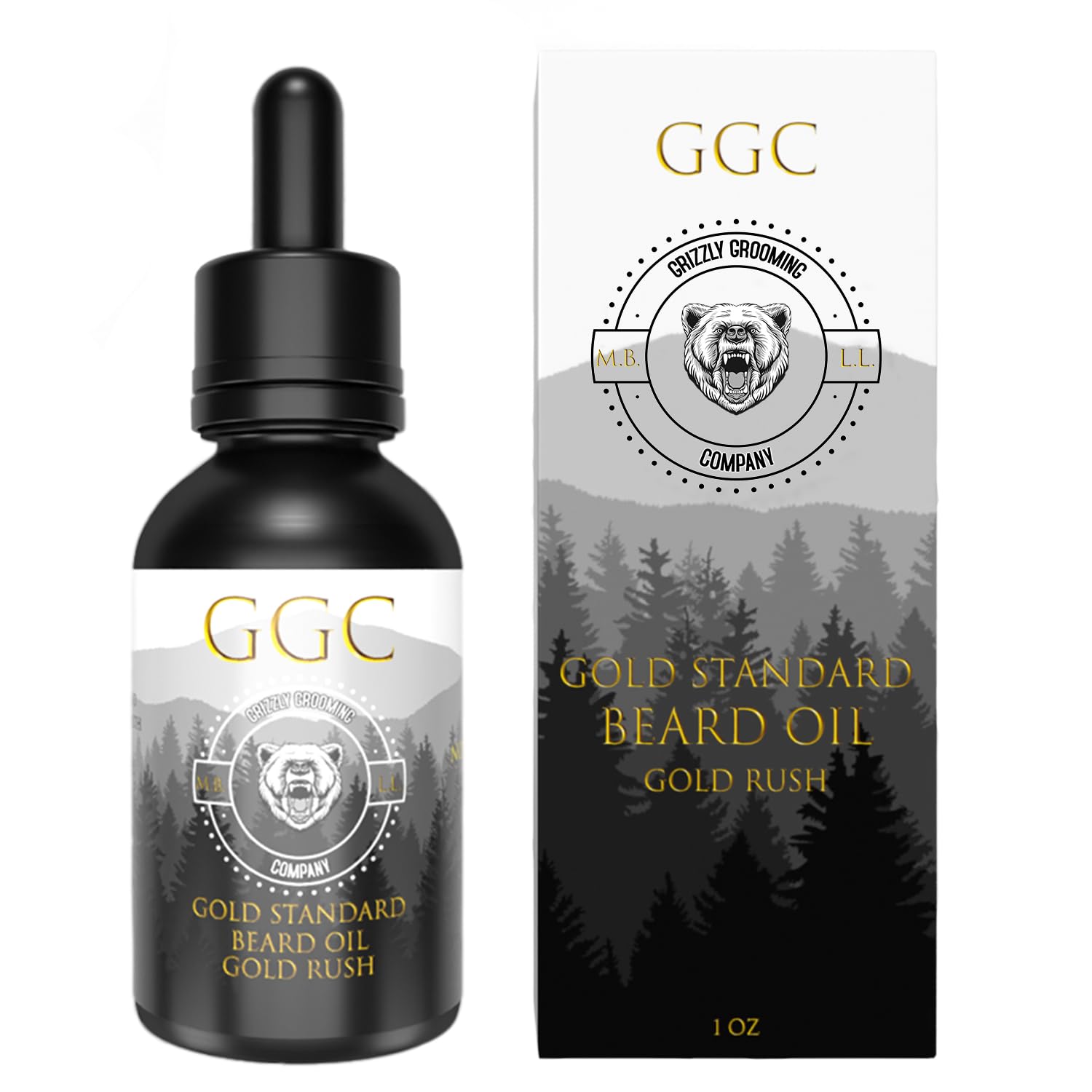 Amazon.com : Grizzly Grooming Co. Gold Standard Beard Oil, Infused with ...