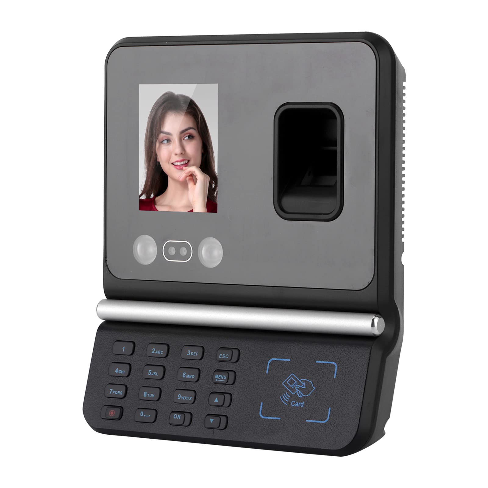 Tcp Ip Face Recognition Fingerprint Attendance Machine 2 8in Color ...