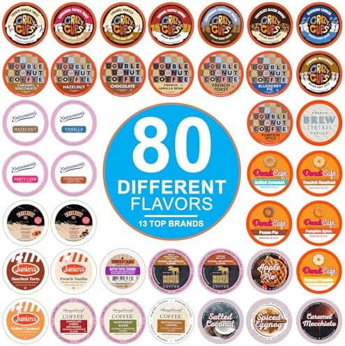 Amazon.com : Crazy Cups Flavored Coffee Pods Variety Pack for Keurig K ...