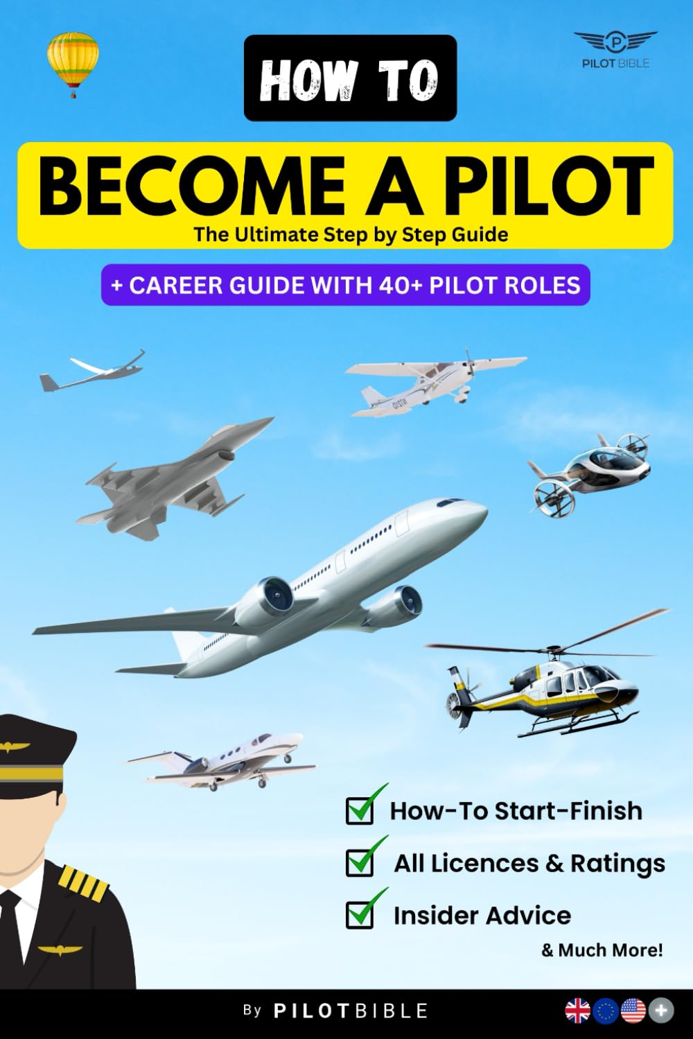 Buy How To Become A Pilot: The Ultimate Guide to Aviation - From ...