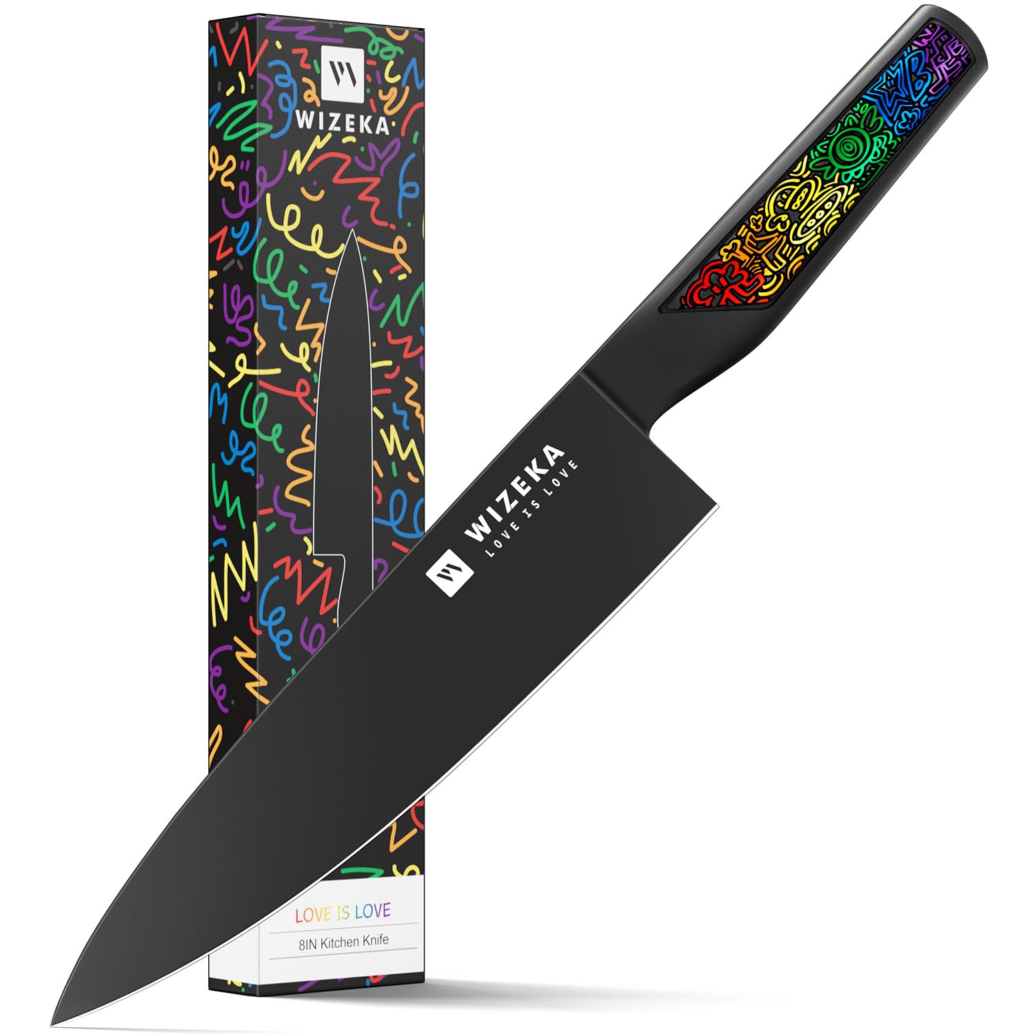Amazon.com: WIZEKA Chef Knife: 8 Inch: Extreme Sharp Kitchen Knife ...