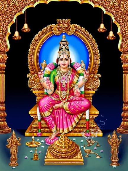 Shri Bhuvaneshwari Devi Full HD Wallpaper for Wall Decoration Home ...