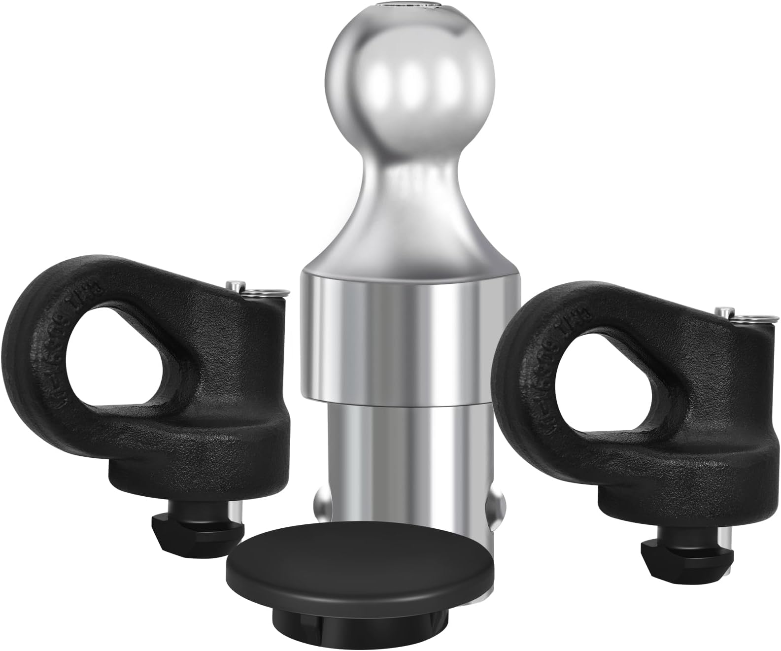 Amazon.com: Puck System 60692 Gooseneck Hitch Ball Kit, 38000 lbs, 2-5/ ...