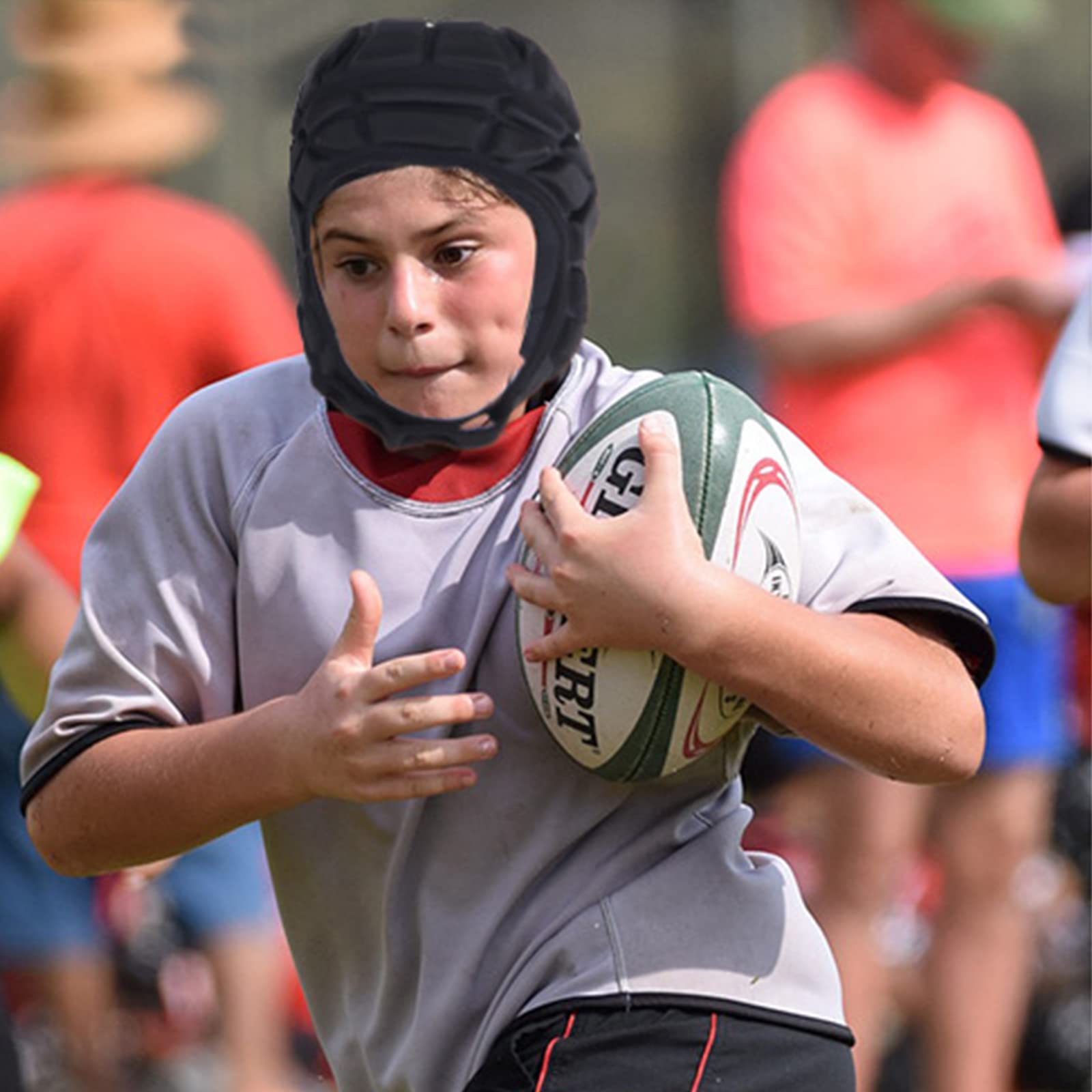 Snapklik.com : Soft Shell Rugby 7v7 Football Helmet Foam Padded Scrum ...