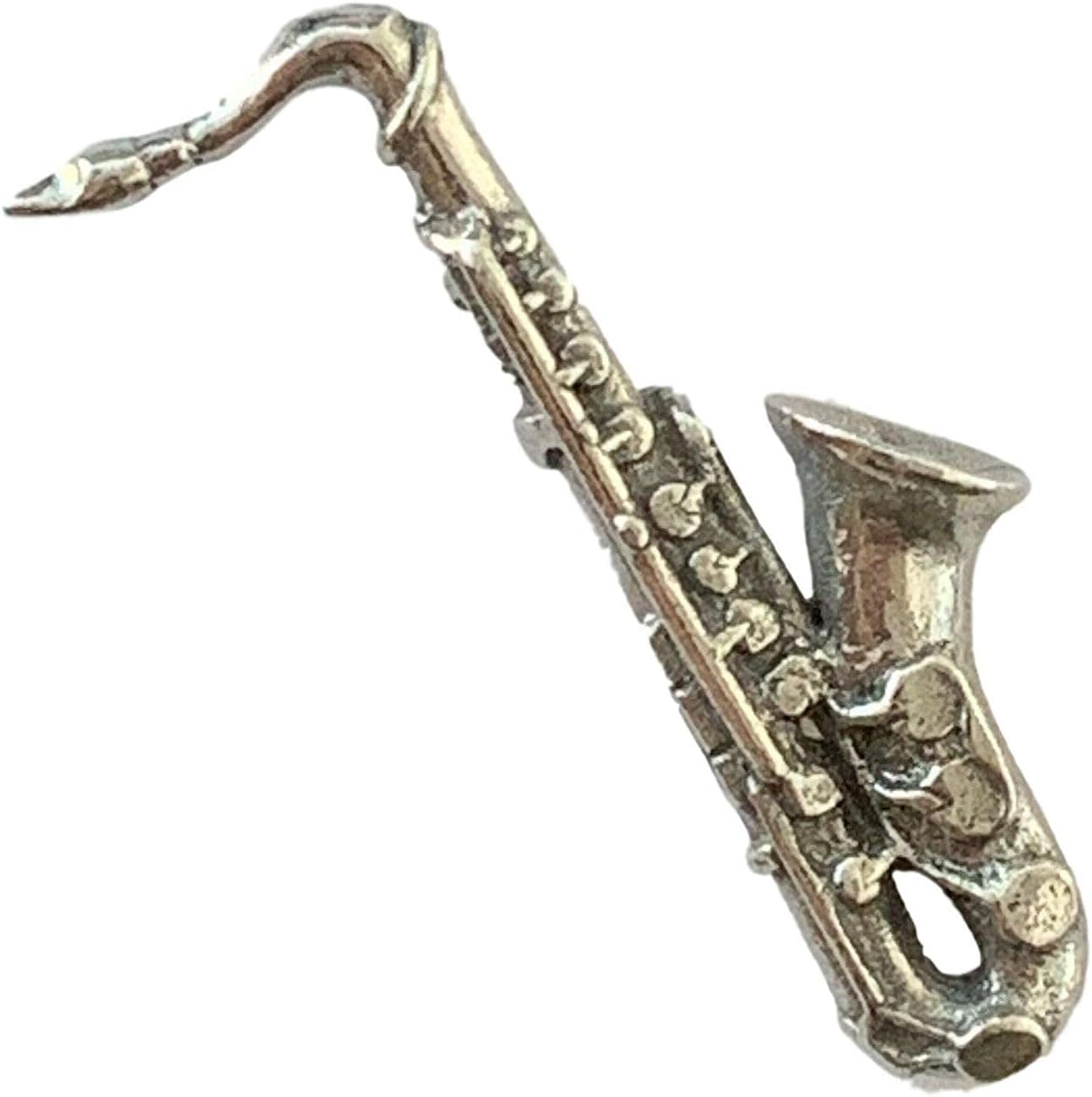 Emblems-Gifts Music Saxophone Hand Made Pewter Lapel Pin Badge + 59mm ...