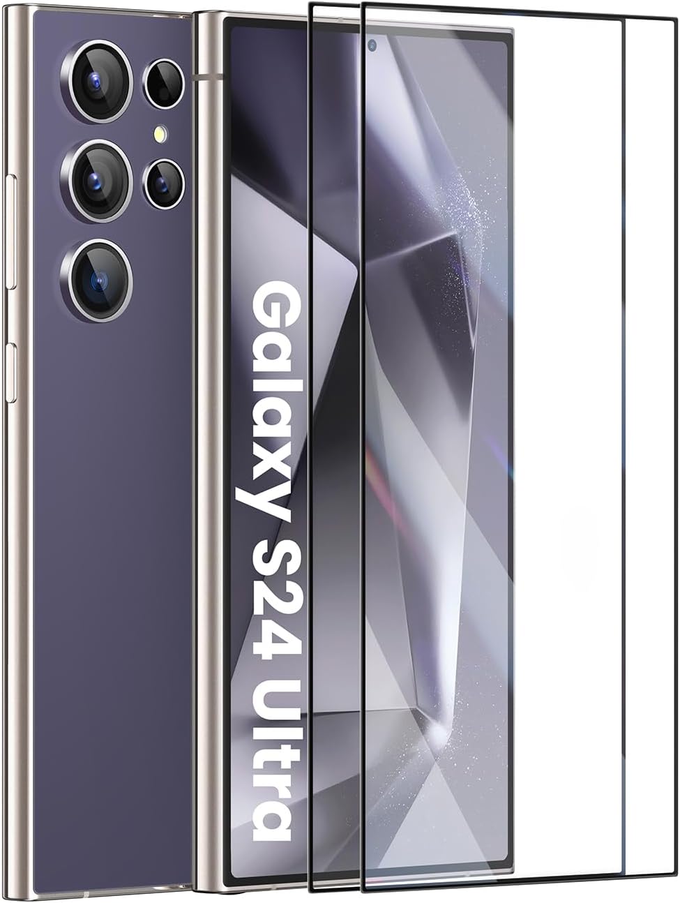 UGREEN 2 Pack Protector de Pantalla Galaxy S24 Ultra, Mica HD Clear ...