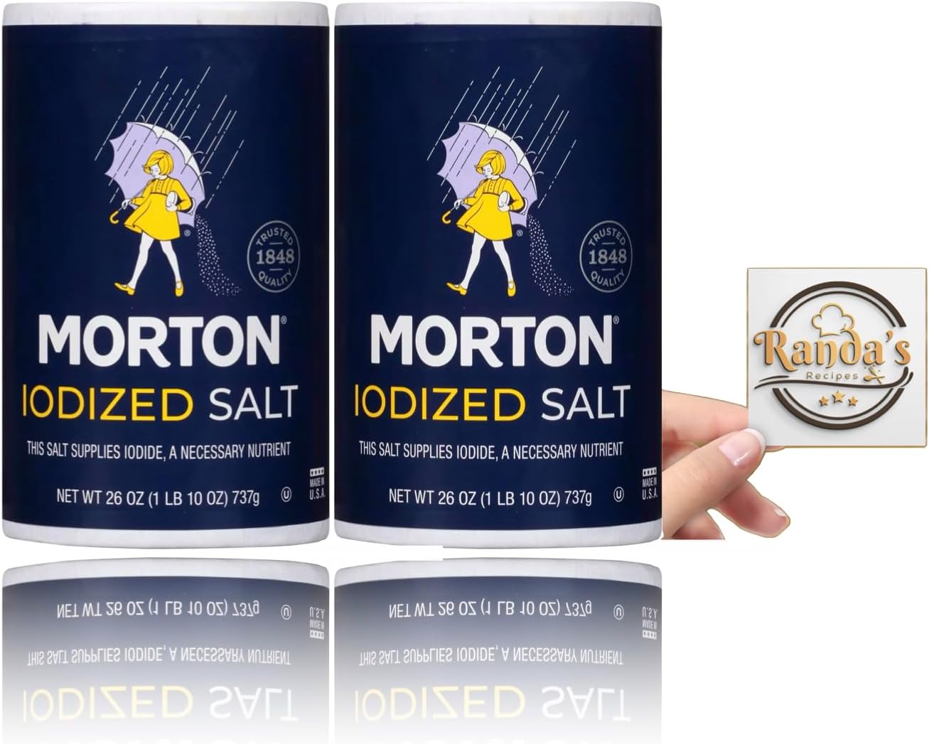 Amazon.com : Morton, Iodized Salt, 737 Grams(gm) : Grocery & Gourmet Food