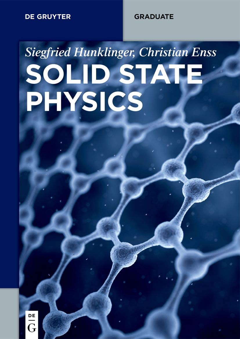 Solid State Physics (De Gruyter Textbook): Amazon.co.uk: Siegfried ...