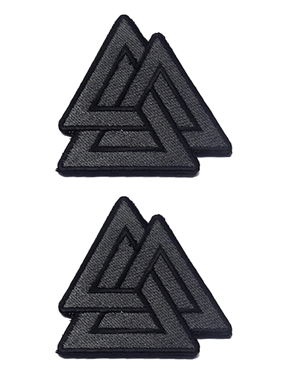Amazon.com: 2 PCS AliPlus Viking Patches Viking Valknut Patch ...