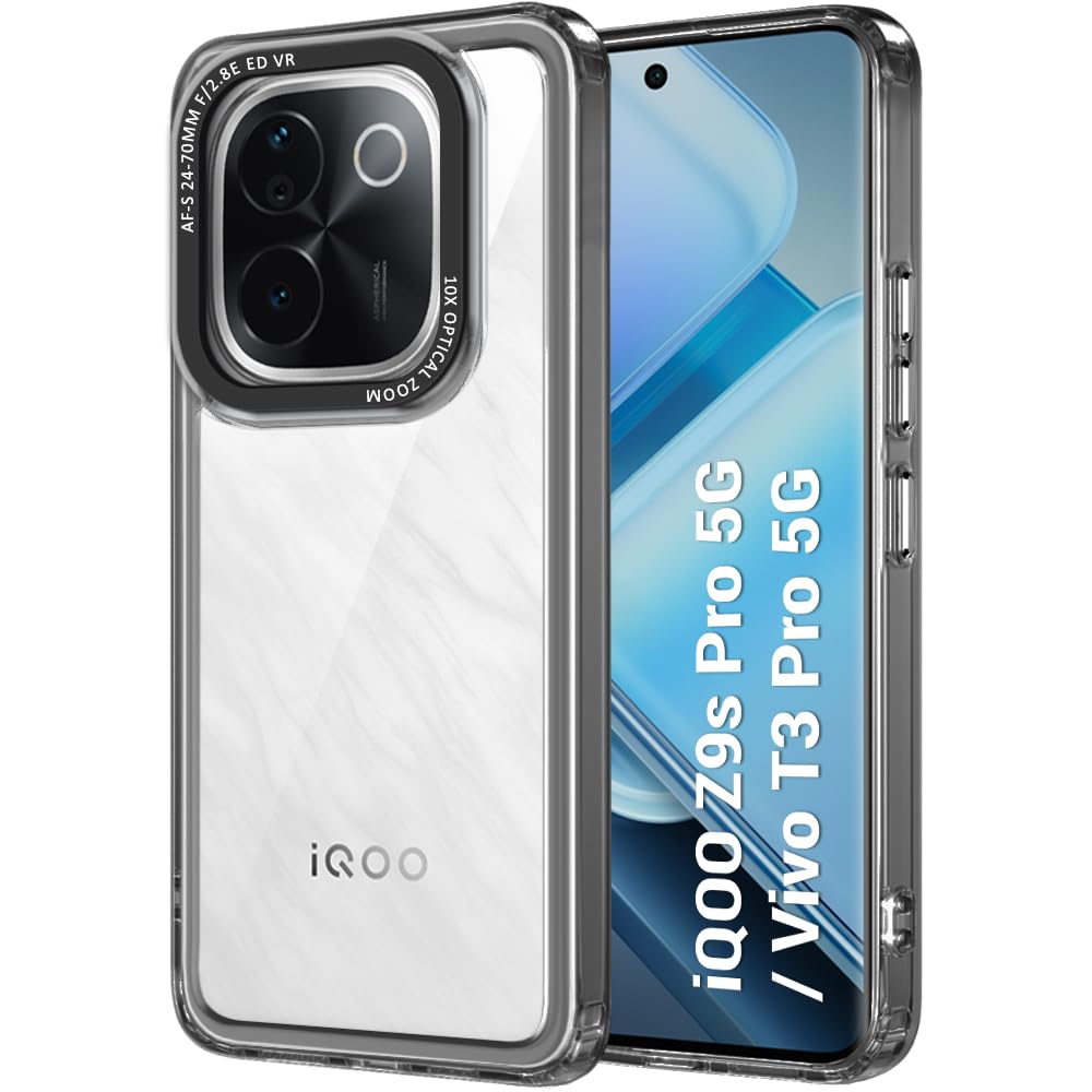 TheGiftKart Hybrid Shockproof Back Cover Case for iQOO Z9s Pro 5G ...