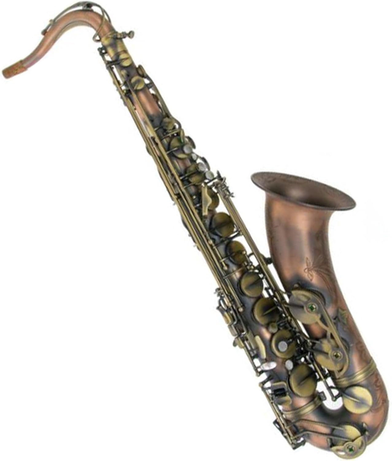 Amazon.com: Hand-carved Tenor Saxophone Instruments Antique Copper ...