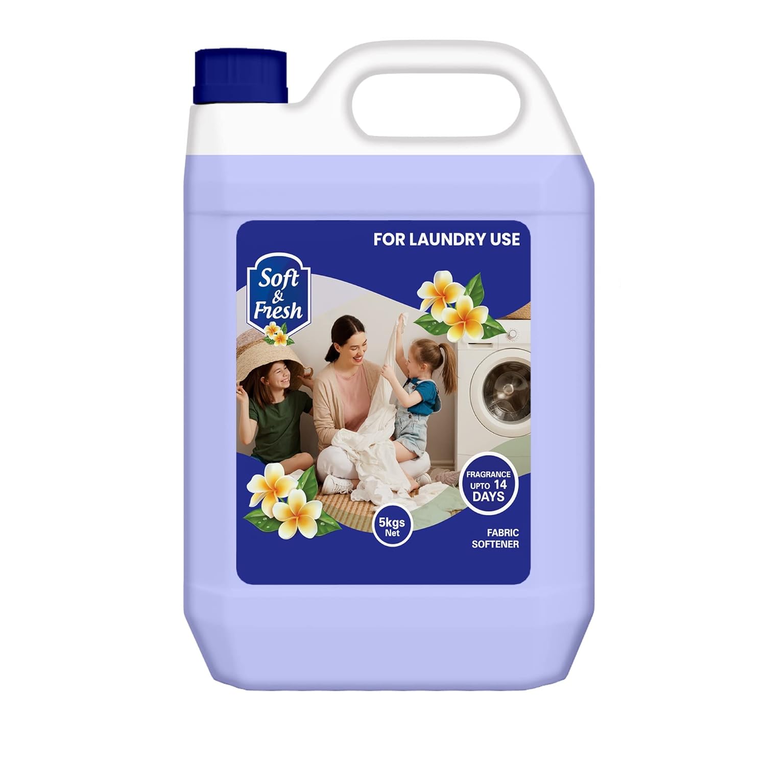 Soft & Fresh Blue Wave 5L Fabric Conditioner Softener - for Laundry ...