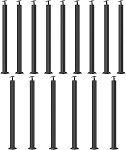 Amazon.co.jp: Stair balusters, metal baluster posts, with 270 ...