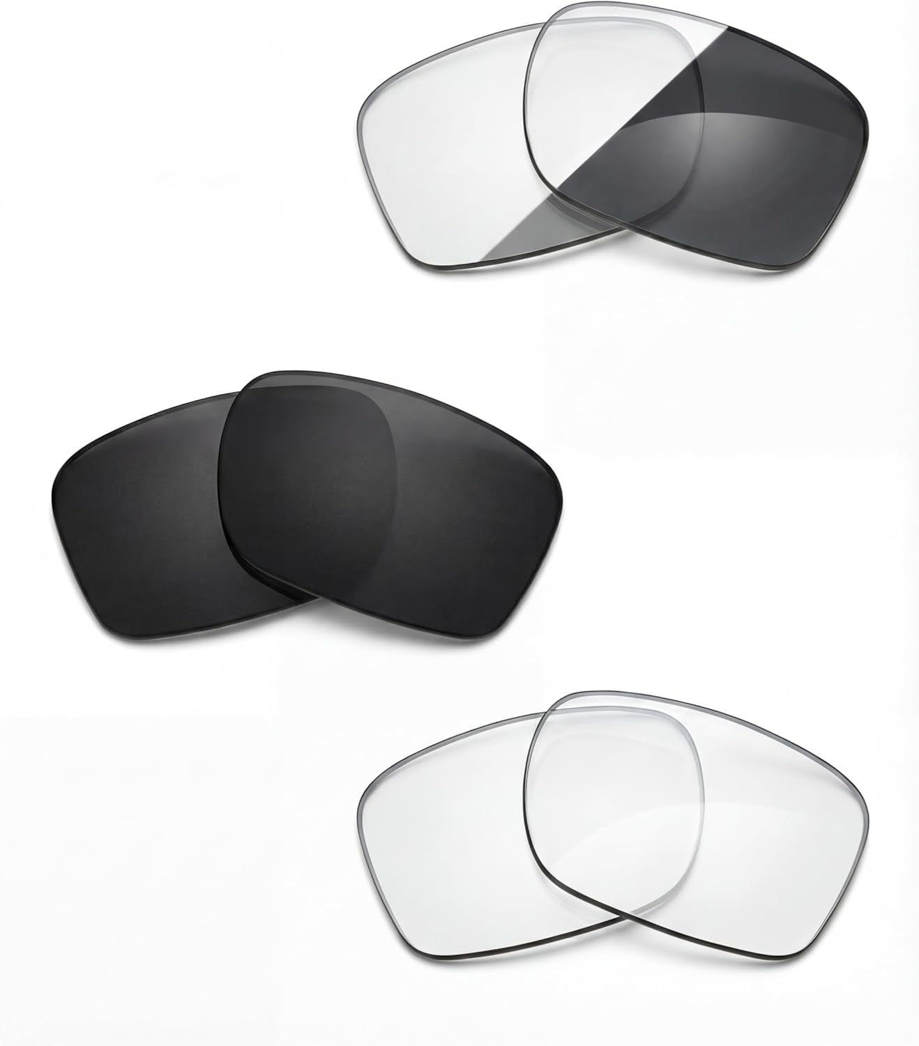 Amazon.com : 3-Pack Replacement Lenses for Ray-Ban Meta Wayfarer RW4006 ...