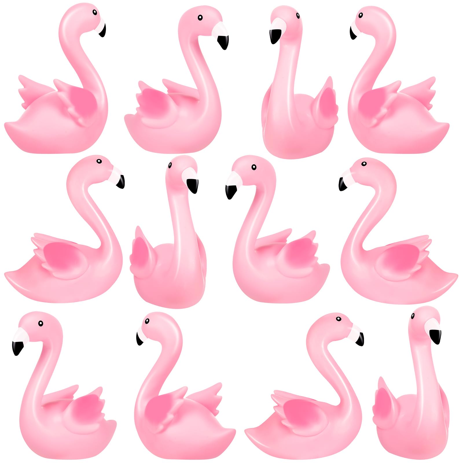 Amazon.com: Pink Flamingo Rubber Duckies, 12PCS Bulk Flamingo Bath Toys ...