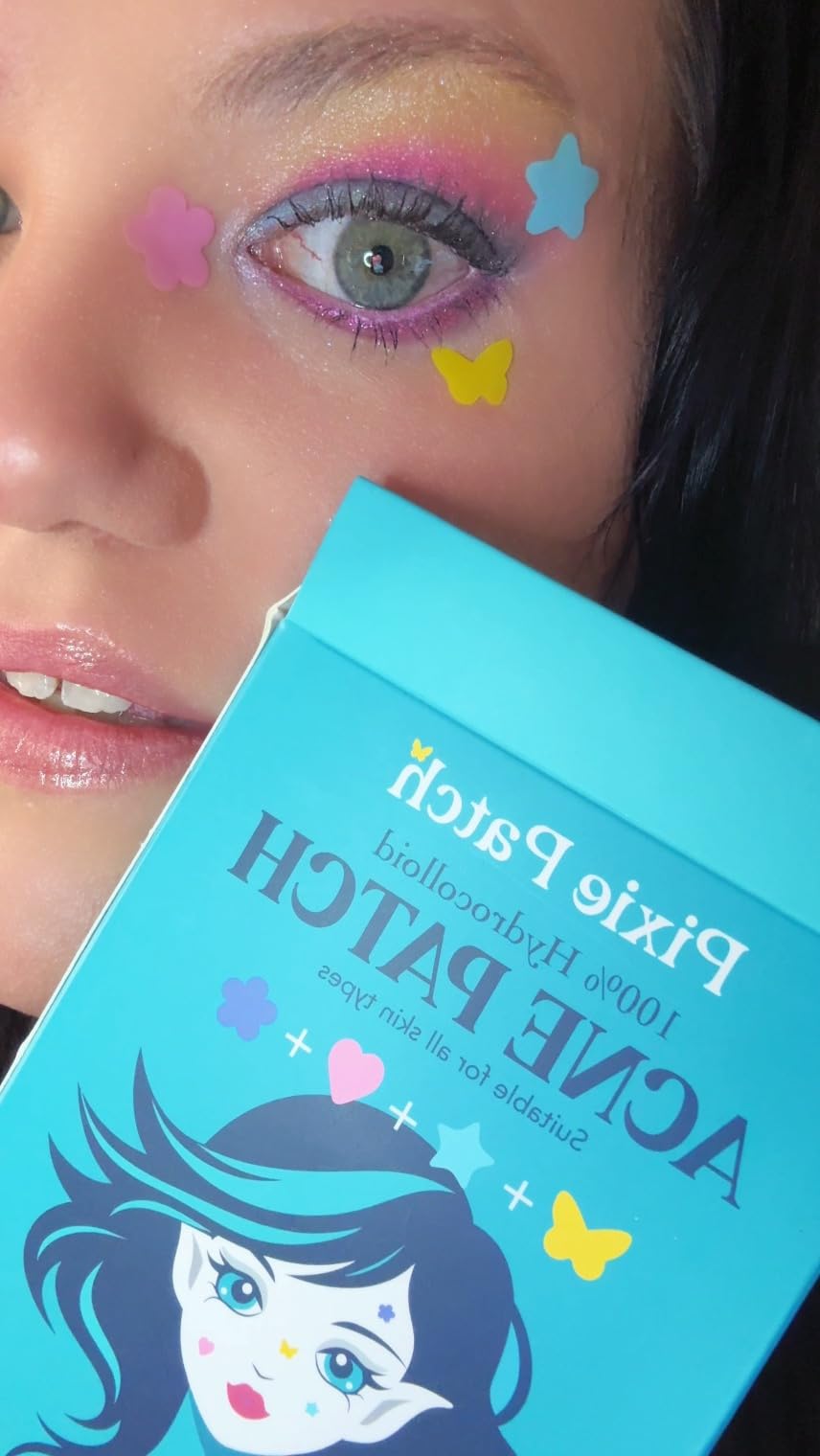 Pixie Patch - Pimple Patch for Face (60 count), Teens and Adults, Absorbing Hydrocolloid, Cute ...